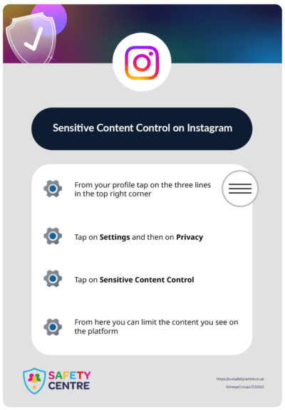 iOS: Instagram Sensitive Content Control – Our Safety Centre