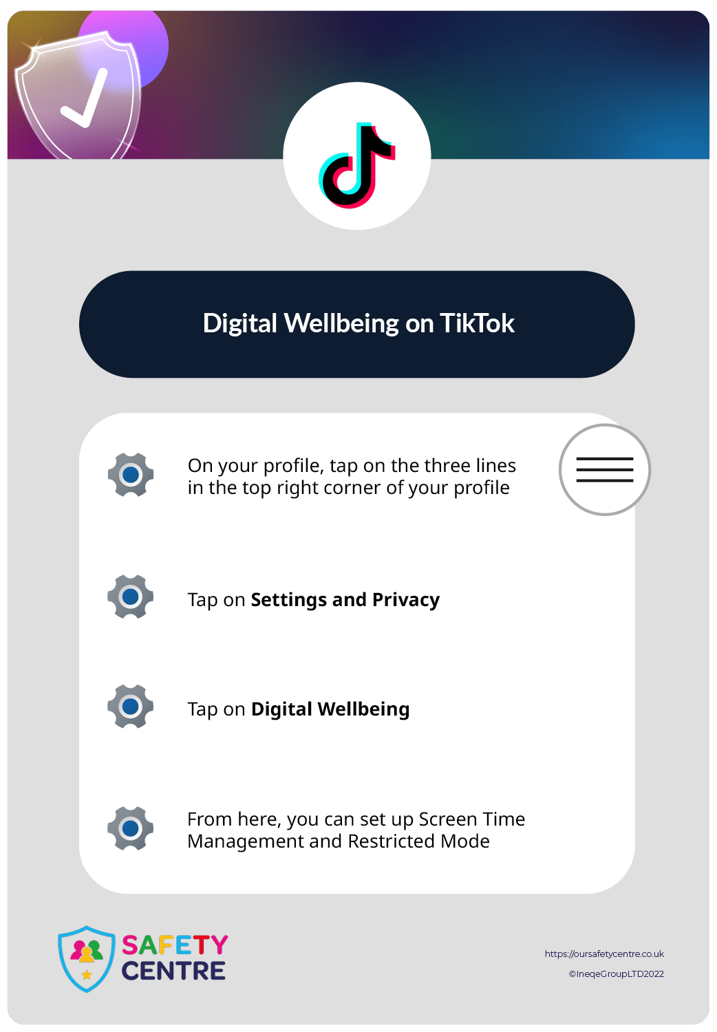 Safety Settings on TikTok - The Online Safety Centre