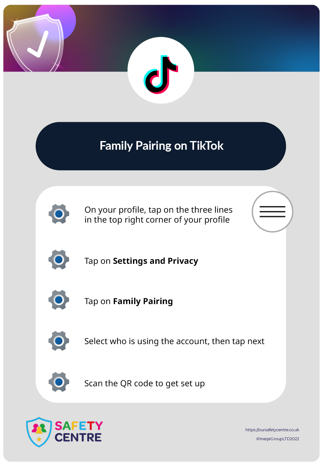 Safety Settings on TikTok - The Online Safety Centre
