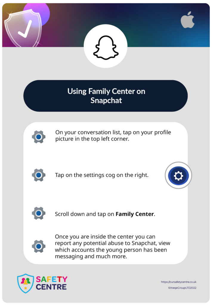 Safety Settings: Snapchat Family Center - The Online Safety Centre