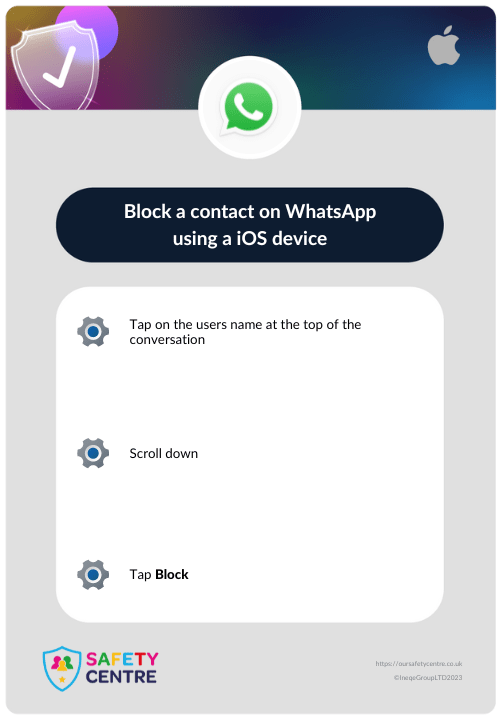 Block on WhatsApp - The Online Safety Centre
