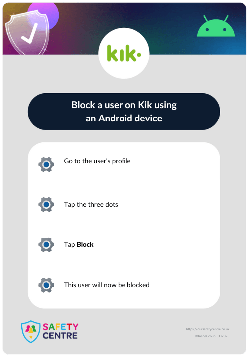 Block on Kik - The Online Safety Centre