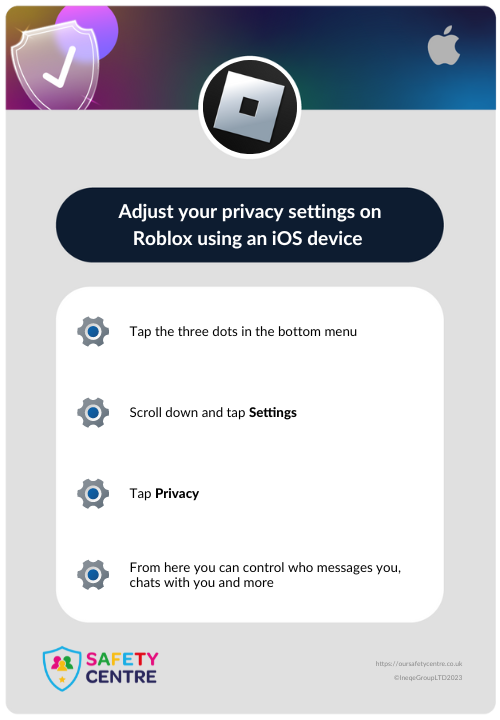 Privacy: Roblox - The Online Safety Centre