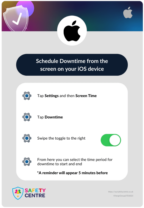 iOS: Downtime - The Online Safety Centre